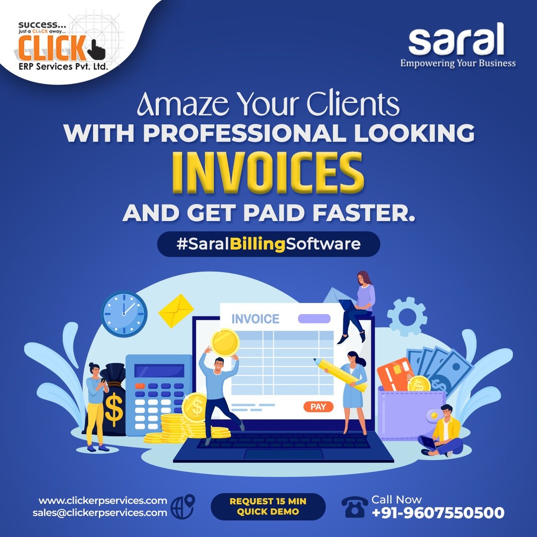 Saral Billing Software – Click ERP Services Pvt. Ltd.